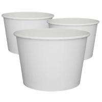 China Biodegradable Leak Proof Tasting Paper Bowls with Food-Grade PE Coating for Ice Cream and Yogurt for sale
