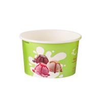 China Thickened Leak-Proof Customizable Lidded Ice Cream Cup for Dessert Sundaes and Takeaway for sale