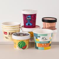 China Thickened Anti-Deformation Leak-Proof Paper Bowl with Heat Insulation for Ice Cream and Desserts for sale