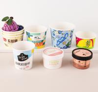 China Thickened Anti-Deformation Leak-Proof Paper Bowl with Heat Insulation for Ice Cream and Desserts for sale