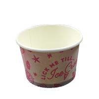 China Food Grade Leak Proof Paper Bowls Ice Cream Cups with Custom Logo for Professional Packaging for sale