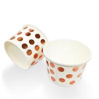 China Eco Friendly Leak Proof Paper Cup and Bowl with Custom Logo Printing for Yogurt and Ice Cream for sale