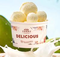 China Leak Proof Food Paper Bowl With Custom Logo Printing For Ice Cream Sampling for sale