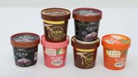 China Comprehensive Food Grade Paper Personalized Ice Cream Cups With HD Logo for sale