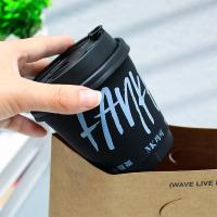 China Double Wall Paper Biodegradable Takeaway Cups Custom Logo Dishwasher Safe Hot Cold Drinks for sale