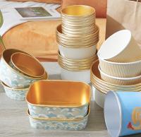 China 100% Food Grade Safety Kraft Paper Container Superior Leak Resistance Eco Friendly Biodegradable for sale
