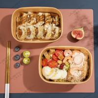 China 100% Food Grade Safety Kraft Paper Container Superior Leak Resistance Eco Friendly Biodegradable for sale