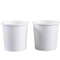 China Thickened Kraft Paper Takeout Disposable Paper Bowl Leak Proof Food Safe Eco Friendly for sale