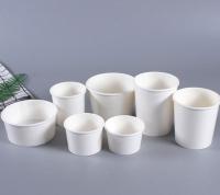 China Thickened Kraft Paper Takeout Disposable Paper Bowl Leak Proof Food Safe Eco Friendly for sale