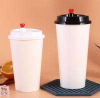 China Custom Logo Double Wall Insulated Leak Proof Paper Cup Hot Cold Beverages for sale