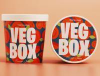 China Custom Logo Double-Laminated Kraft Paper Bowl with Leak-Proof Design for Professional Takeout Packaging for sale