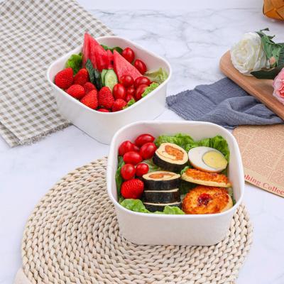 China Leak Proof Custom Eco Friendly Disposable Paper Bowl Food Takeaway Containers for sale