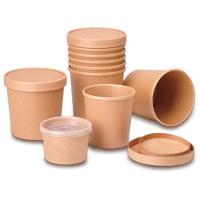 China Eco-Friendly Leak-Proof Paper Bowl | Customizable Disposable Food Container for Takeout Packaging for sale