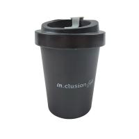 China Matte Black PLA Fully Degradable Biodegradable Coffee Cup Hot Cold -10C To 100C for sale