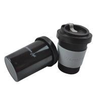 China Matte Black PLA Fully Degradable Biodegradable Coffee Cup Hot Cold -10C To 100C for sale