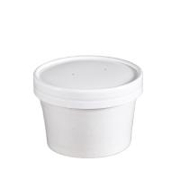 China Customizable Thick Kraft Disposable Hot Soup Bowls Insulated Eco Friendly PLA Lined for sale