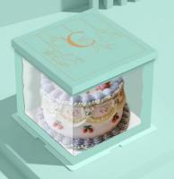 China Melody of Love 360 Panoramic Cake Box PET PP Food Grade Sturdy Dessert Container for sale