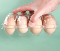 China Thickened PET 12 Egg Transparent Display Egg Packaging Tray Thermoformed Container for sale
