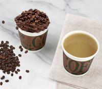 China Double Wall Paper Biodegradable Coffee Cup Custom Logo For Sampling Tasting for sale