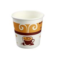 China PLA Biodegradable Disposable Paper Cups Food Grade Custom Logo Hot Cold Beverages for sale