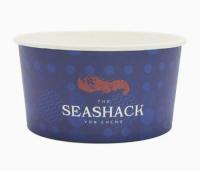 China Customizable Printing Leak-Proof Eco-Friendly Disposable Paper Bowls for Takeaway Packaging for sale