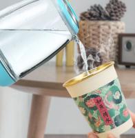 China National Trend Gold Foil Paper Cup Thickened Upgrade Hot Stamping Premium Disposable for sale