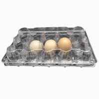 China Transparent PVC 10 Holes Egg Packaging Tray Premium Eggs Durable Packaging Box for sale