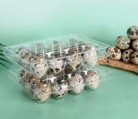 China 12 Egg PET Eco Friendly Egg Packaging Tray With Transparent Display Blister Pack for sale
