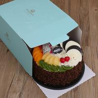 China Custom 4 6 8 Inch Cake Box Dessert Container FDA Food Grade Print Logo for sale