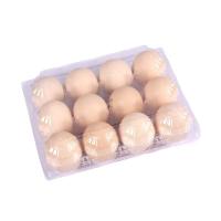 China 9 Slot Transparent Egg Packaging Tray With Custom Logo Printing For Free Range Egg Packaging for sale