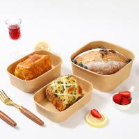 China Eco Friendly Leak Proof Disposable Paper Bowl Custom Logo Printing Takeaway Lunch Box for sale