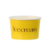 China Custom Logo Food Grade Leak Proof Disposable Ice Cream Cup Dessert Container for sale