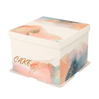 China 6 8 10 12in Birthday Cake Boxes Tall Single Double Layer Custom Logo For Bakery for sale