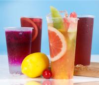 China High Transparency 90mm Diameter Disposable Plastic Cup Food Grade PS Injection Cup for sale