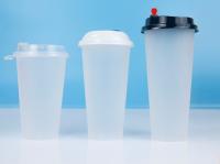 China High Transparency 90mm Diameter Disposable Plastic Cup Food Grade PS Injection Cup for sale