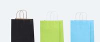 China Custom Kraft Paper Bags Takeaway Packaging With Handles For Food Clothing Tea Gifts for sale