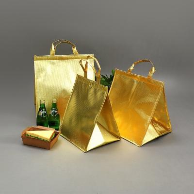 China 30cm X 40cm Custom Insulated Takeaway Bags Thermal Food Delivery Totes With Free Logo Design for sale