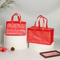 China 30cm X 40cm Custom Insulated Takeaway Bags Thermal Food Delivery Totes With Free Logo Design for sale