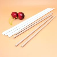 China Disposable Individually Wrapped Biodegradable Paper Straws Food Grade Eco Friendly Thickened for sale