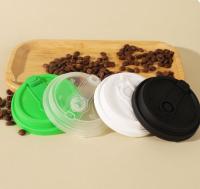 China Disposable Leak Proof Heat Resistant Coffee Cup Lid With Snap On Seal For Takeaway Packaging for sale