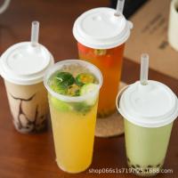 China 90mm Disposable PP Cup With Lid Food Grade High Heat Resistance Coffee Tea for sale