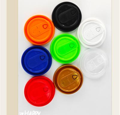 China 8090 Paper Cup Disposable Lid Leak Proof Lid For Hot Drink Milk Tea Coffee for sale