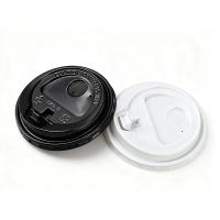China PP Switch Lid 80mm 90mm Disposable Lid For Paper Cup Milk Tea Coffee for sale