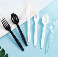 China Disposable Plastic Knife Fork Spoon Set Individually Wrapped Catering Takeaway for sale