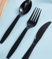 China Disposable Plastic Knife Fork Spoon Set Individually Wrapped Catering Takeaway for sale