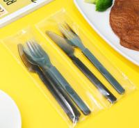 China Wooden Disposable Cutlery Set Spoon Knife Fork Ice Cream Salad Fork for sale