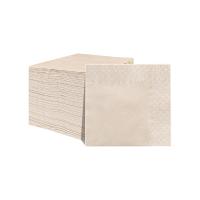 China Custom Logo Bamboo Pulp Napkins 20cm X 20cm Sheet High Absorbency Biodegradable for sale