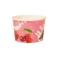 China Multi-purpose Paper Bowls for Yogurt Salad Snow Cone Takeaway Dessert Cups for sale