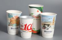 China Double Wall Kraft Paper Cups Insulated Anti Scald Disposable Coffee Milk Tea Cups Eco Friendly Biodegradable for sale