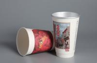China Double Wall Kraft Paper Cups Insulated Anti Scald Disposable Coffee Milk Tea Cups Eco Friendly Biodegradable for sale